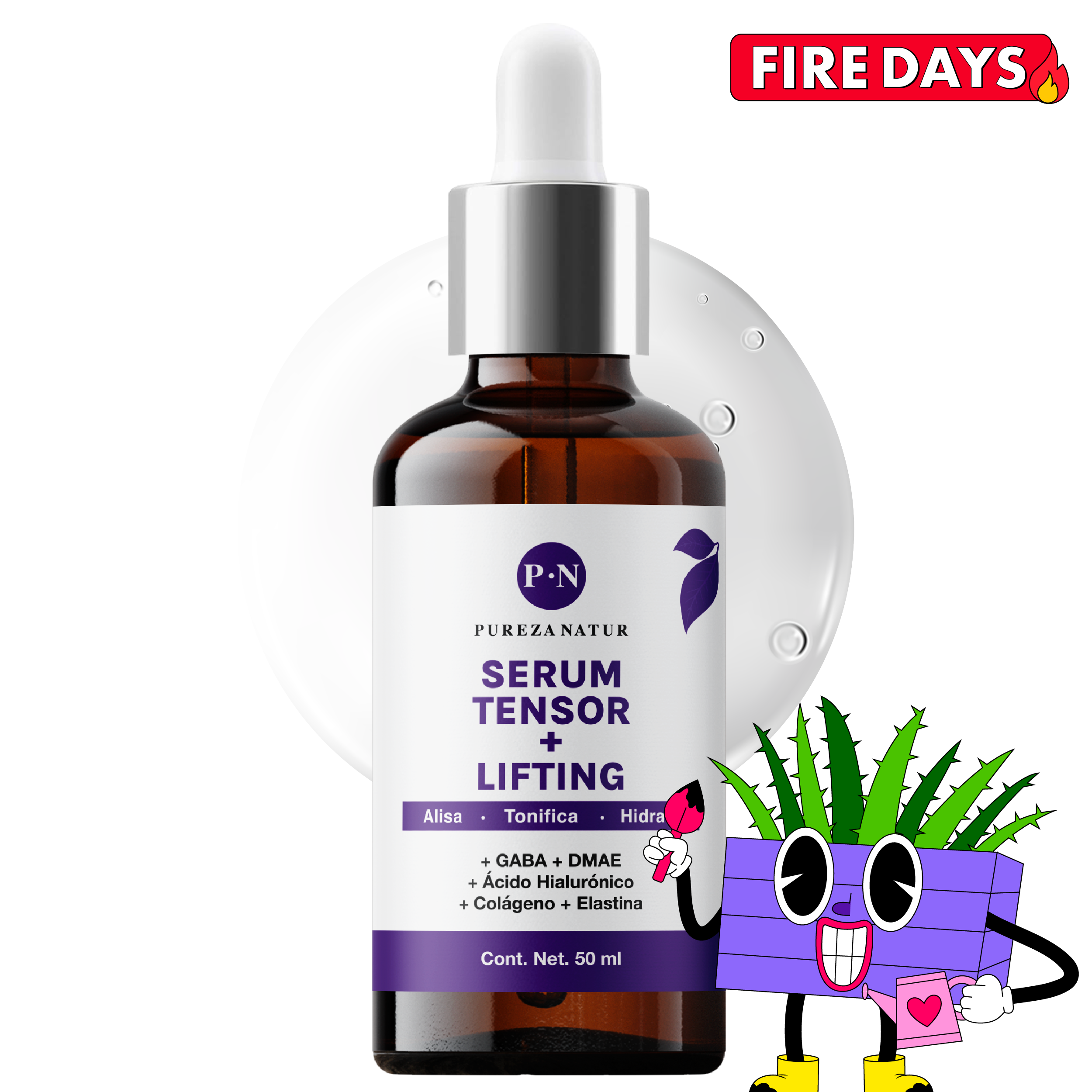 SERUM TENSOR + LIFTING – Pureza Natur